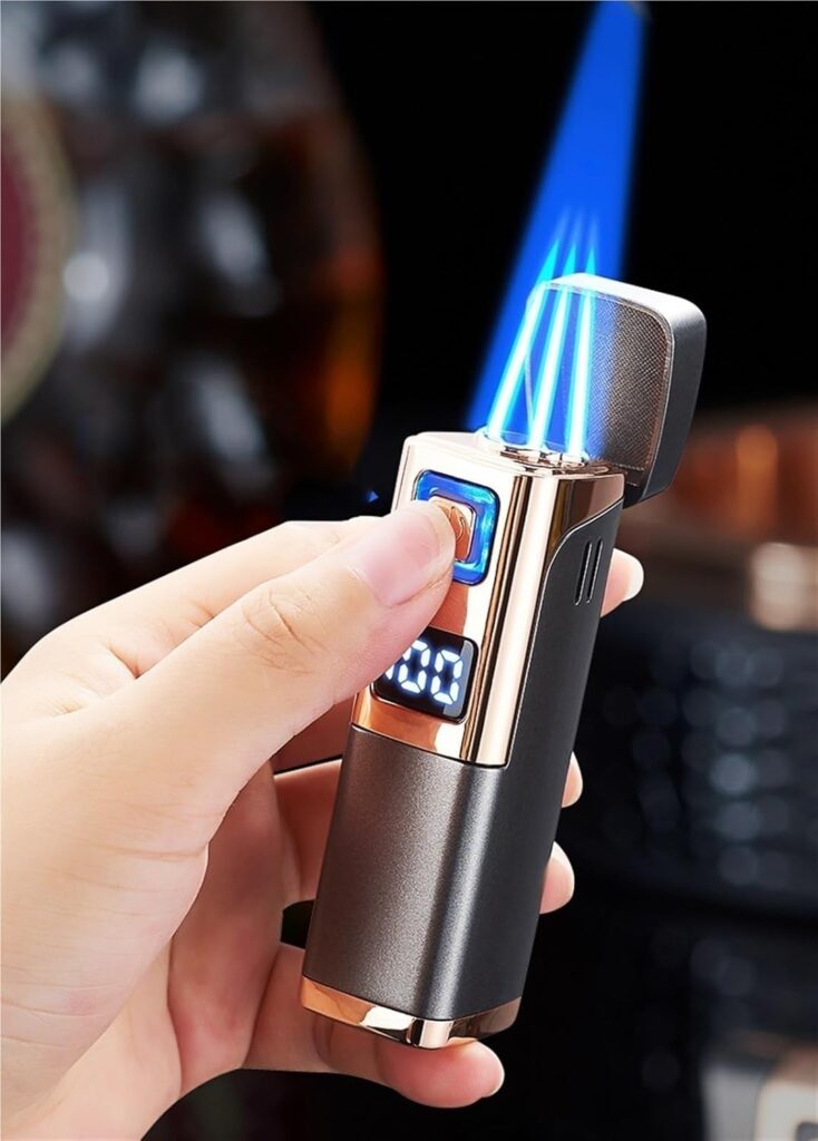 Gas & Electric Portable Cigar Lighter - Lighters.pk